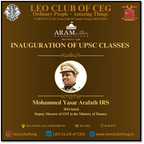 LEO CLUB OF CEG
